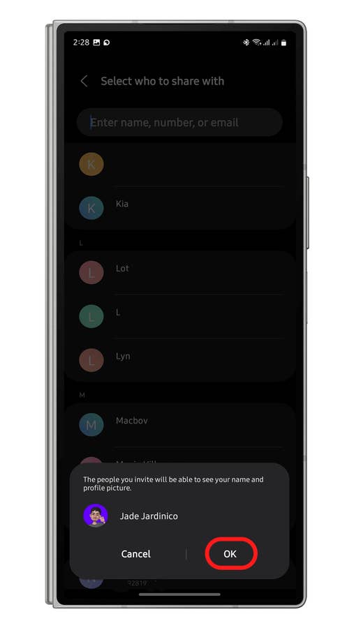 How to Share Your Location with Another Samsung User