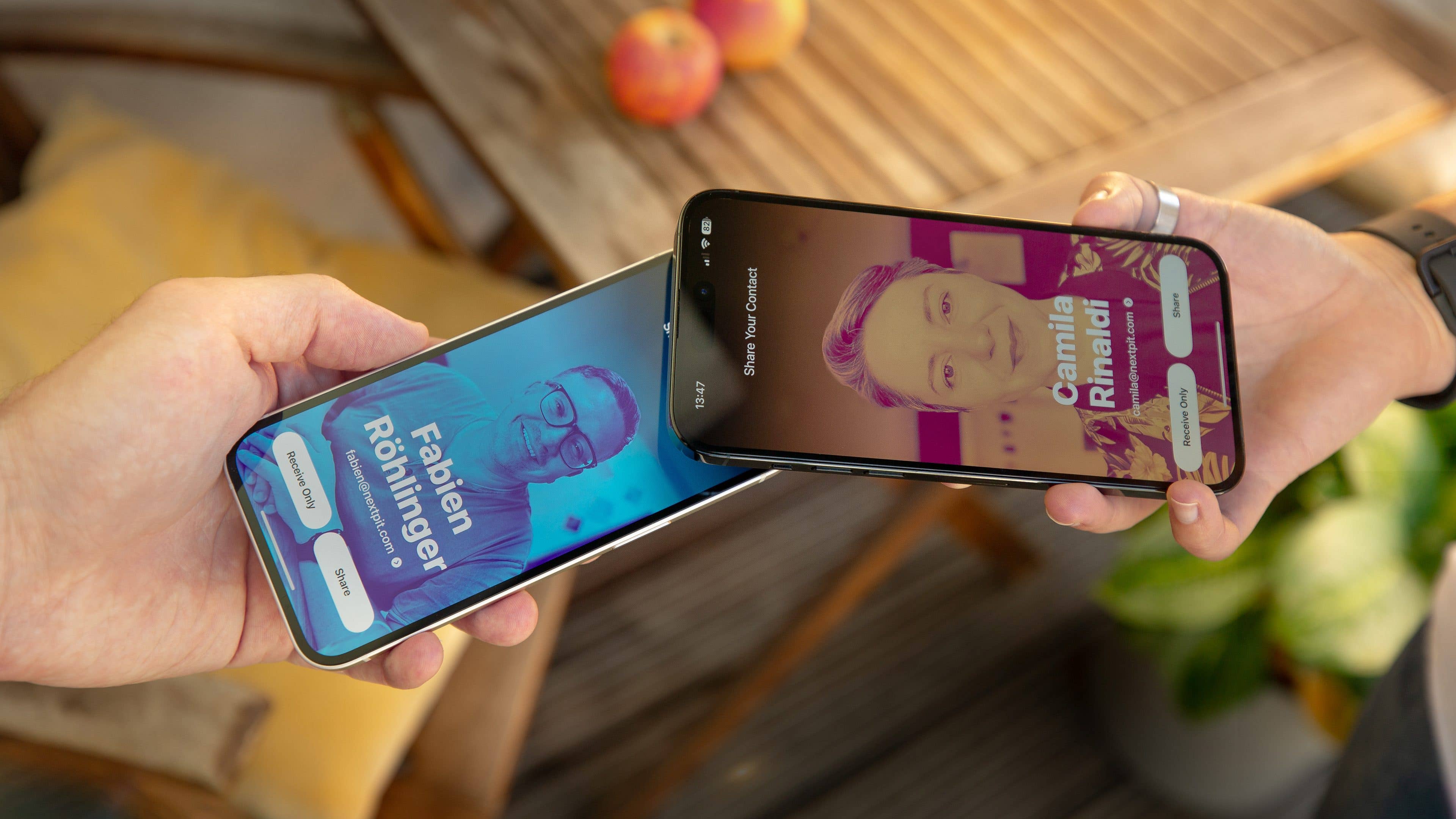 How to Use Apple's Newest NameDrop Feature on iPhone and Watch » nextpit